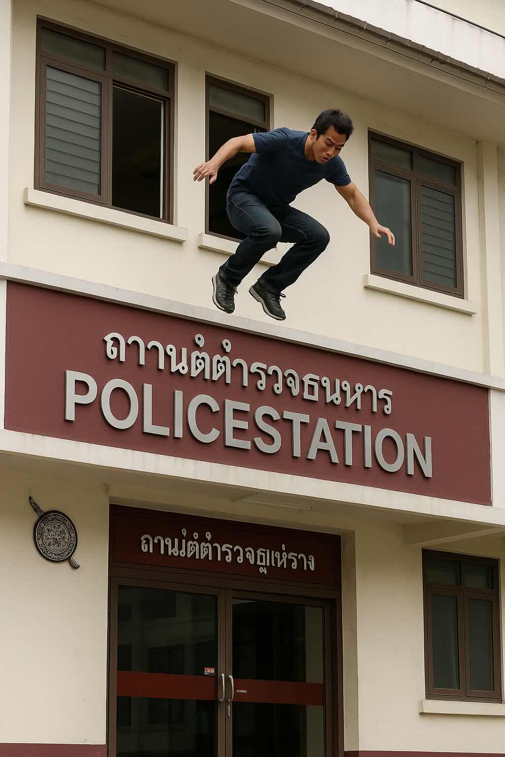 Man Jumps Out of Thai Police Station Window in June 2025 - Thailand ...
